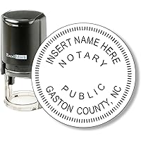Amazon.com : Round Notary Stamp for State of North Carolina - Self ...