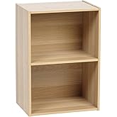Amazon.com: IRIS USA 2-Tier Open Cubby Storage Shelf, Small Sturdy ...