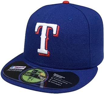Amazon.com : New Era Texas Rangers Royal Blue Game Authentic On-Field ...
