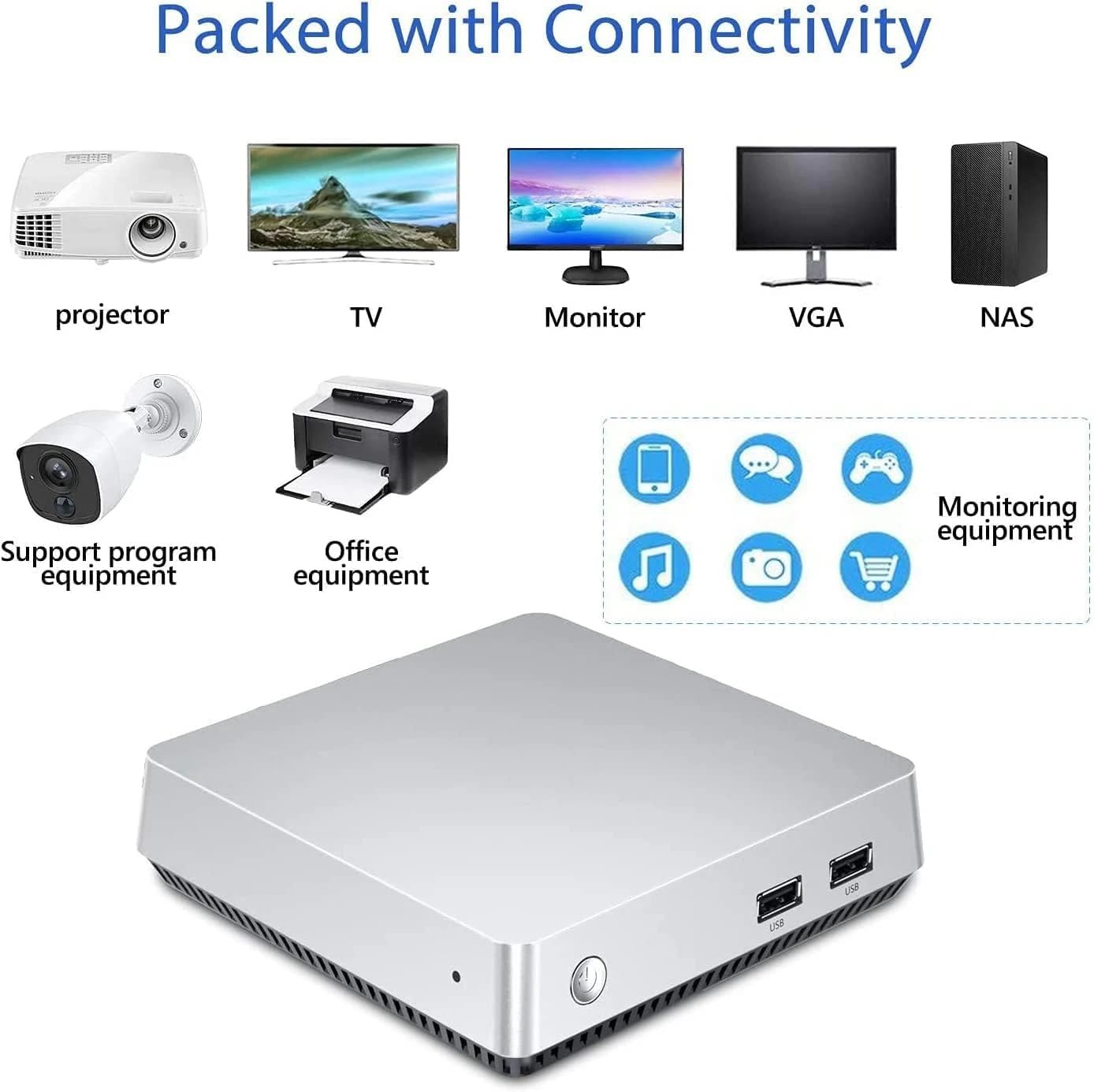 Mua Fanless Mini PC Atom Z8350 Processor,Mini Computer with 2GB LDDR3 ...