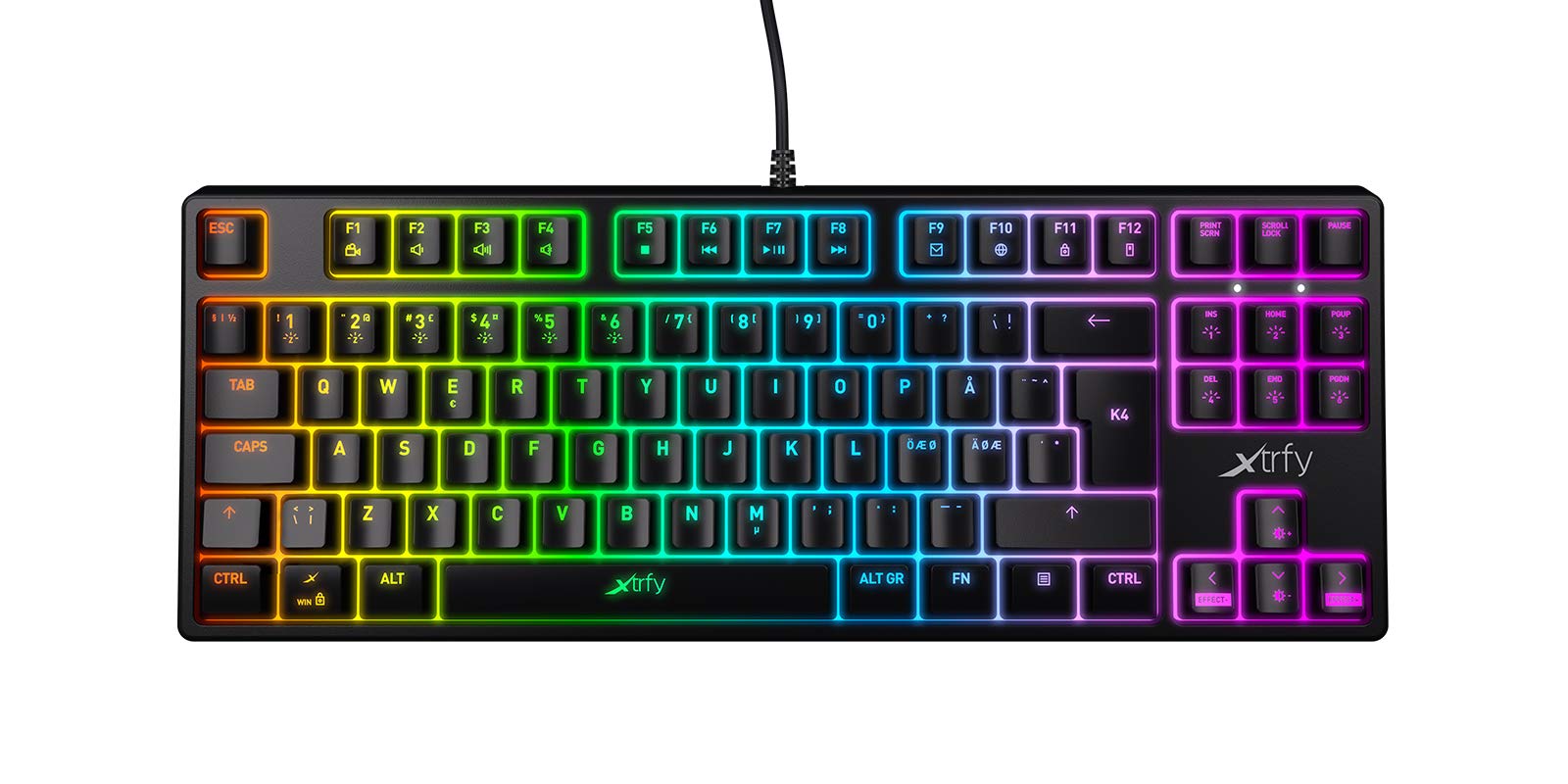 Mua Xtrfy K4 TKL RGB Compact Mechanical Gaming Keyboard - UK Layout ...