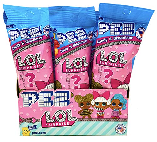 Pez LOL Surprise Candy Dispensers Individually Wrapped PEZ Candy and ...