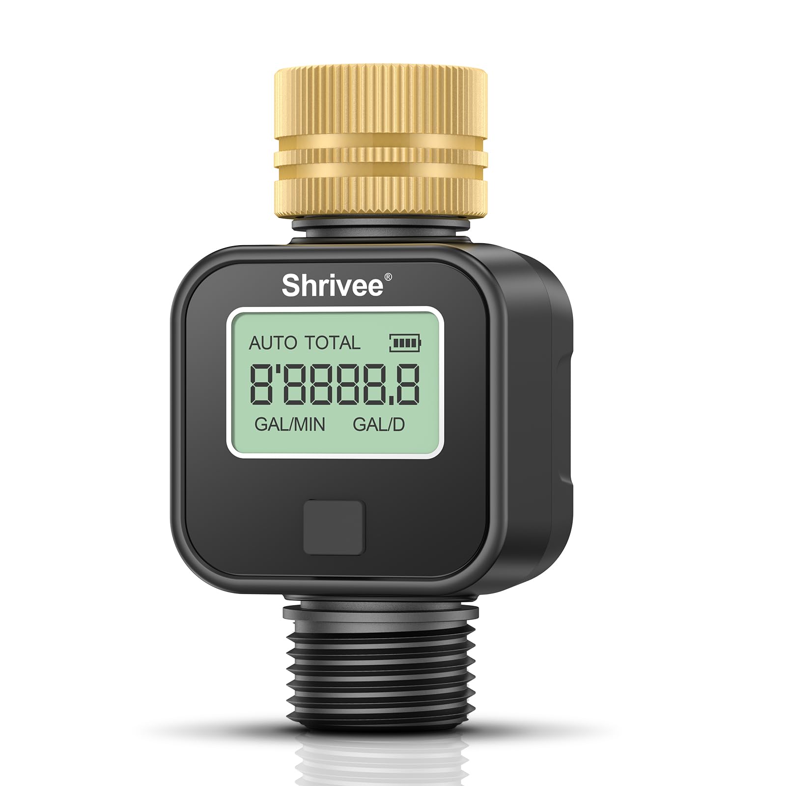 Mua Water Flow Meter with Brass Inlet for Hose Watering, Gal/L, Measure ...