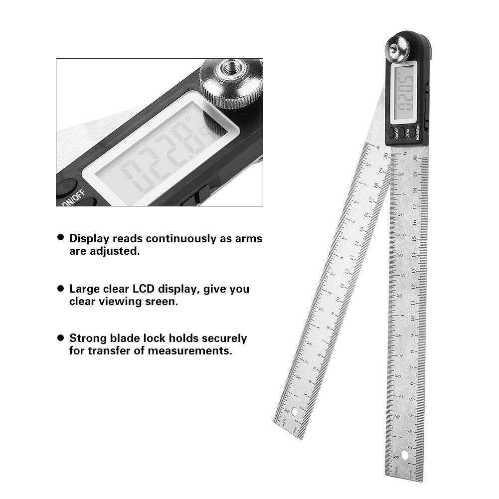 Test e misurazione Goniometro digitale 200 mm Goniometro elettronico ...