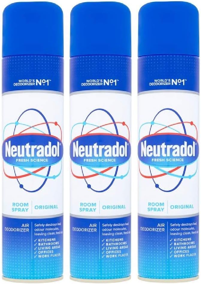 Neutradol Original Room Spray Odour Destroyer 300Ml - Pack Of 3: Amazon ...