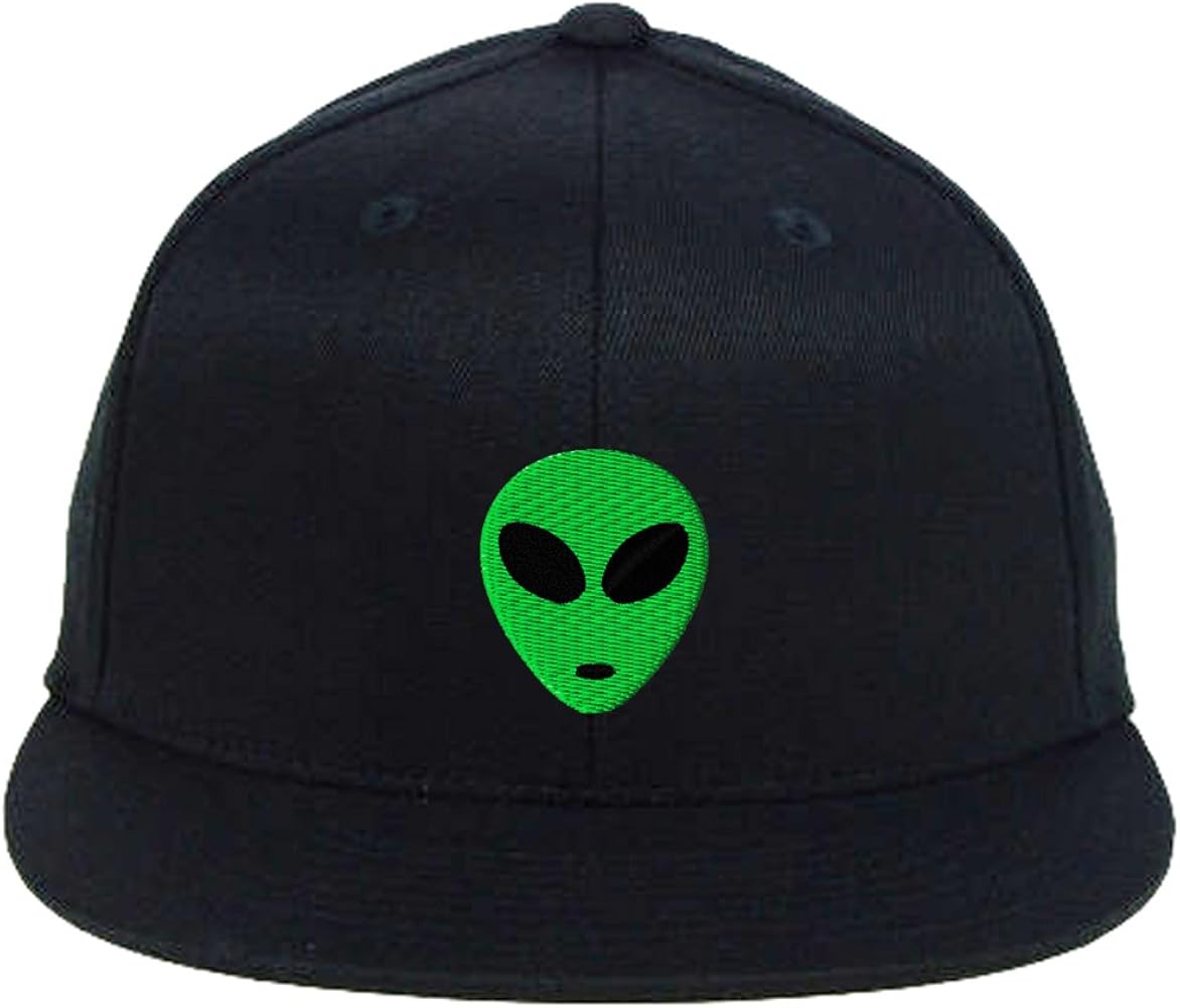 Amazon.com: I-Mall Green-Alien Snapback-Black: Clothing
