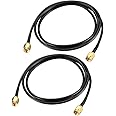 Amazon.com: uxcell SMA Male to SMA Male Coaxial Cable 50 ohm 3 feet RG174 2pcs : Electronics
