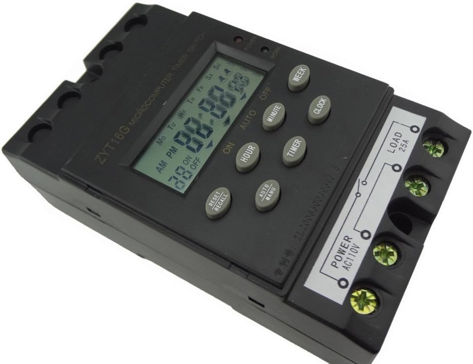 MISOL 110V Timer Switch Timer Controller LCD Display, Program ...