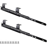 Steel Ball Bearing Drawer Slides Keyboard Shelf Runners - 2 Pieces ...