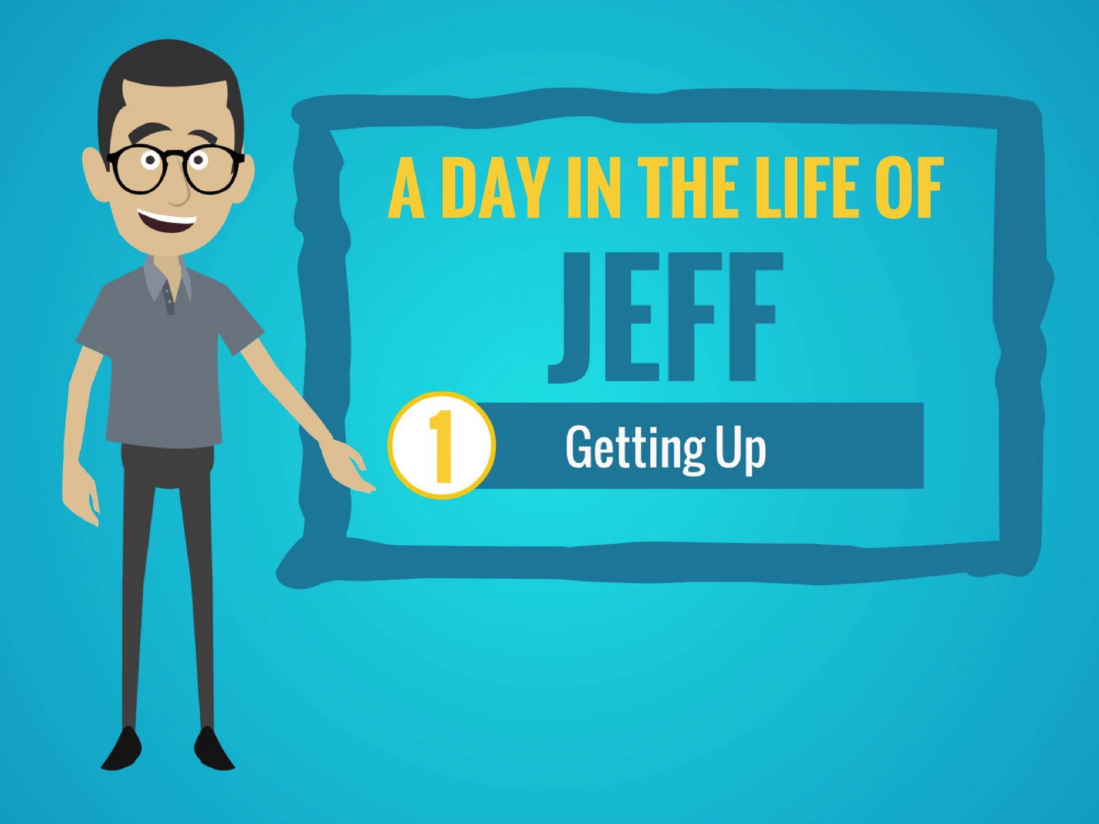 Amazon.co.jp: Learn English: Day in the Life of Jeff (Daily English ...