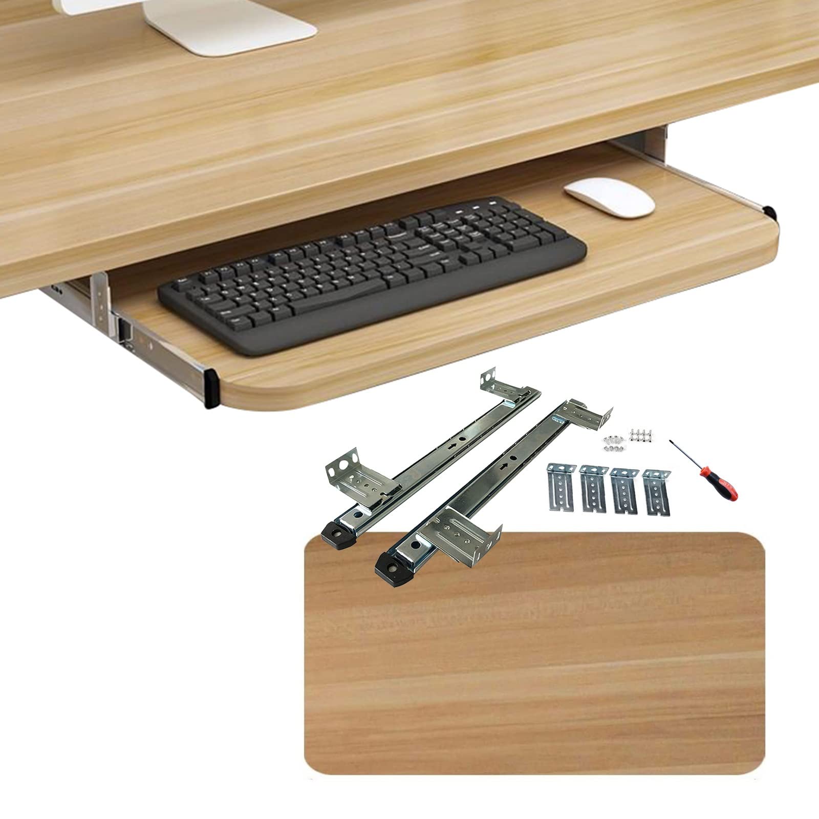 Mua Keyboard Slider, Under Desk, Sliding Type, Retrofit Keyboard Tray ...