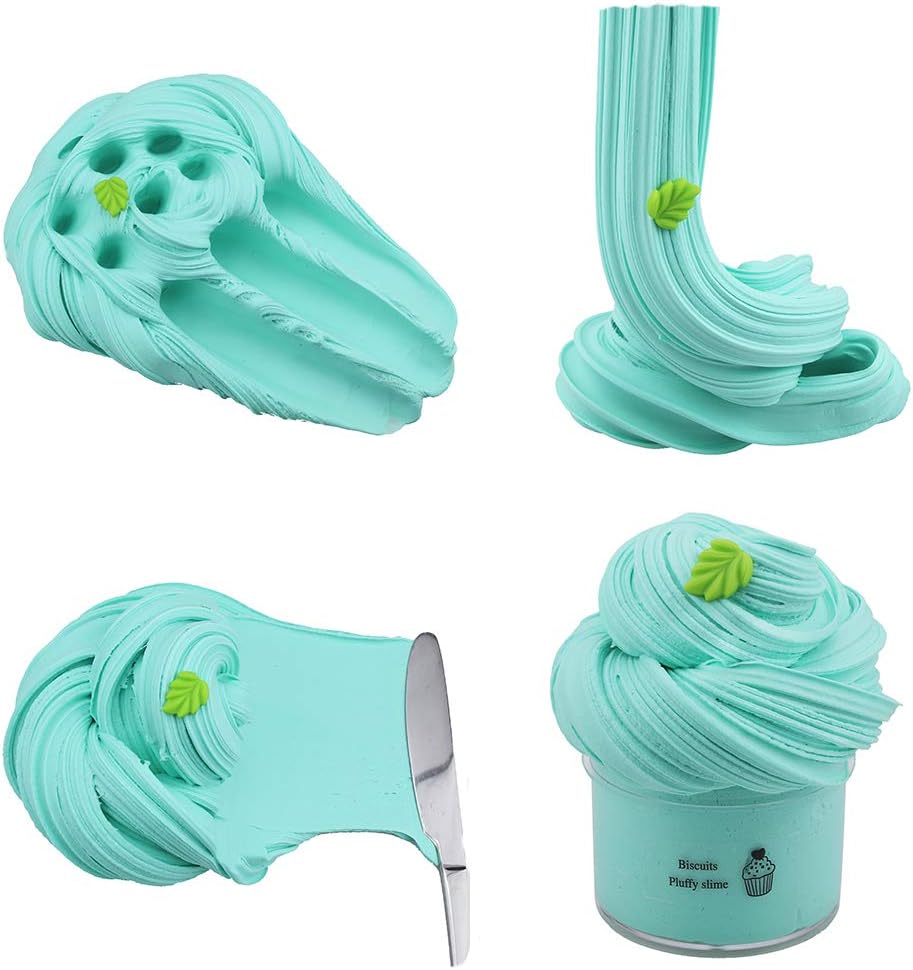 SWZY Butter Slime Kit, Slime Fluffy, Green Leaf Slime, Pink Watermelon ...