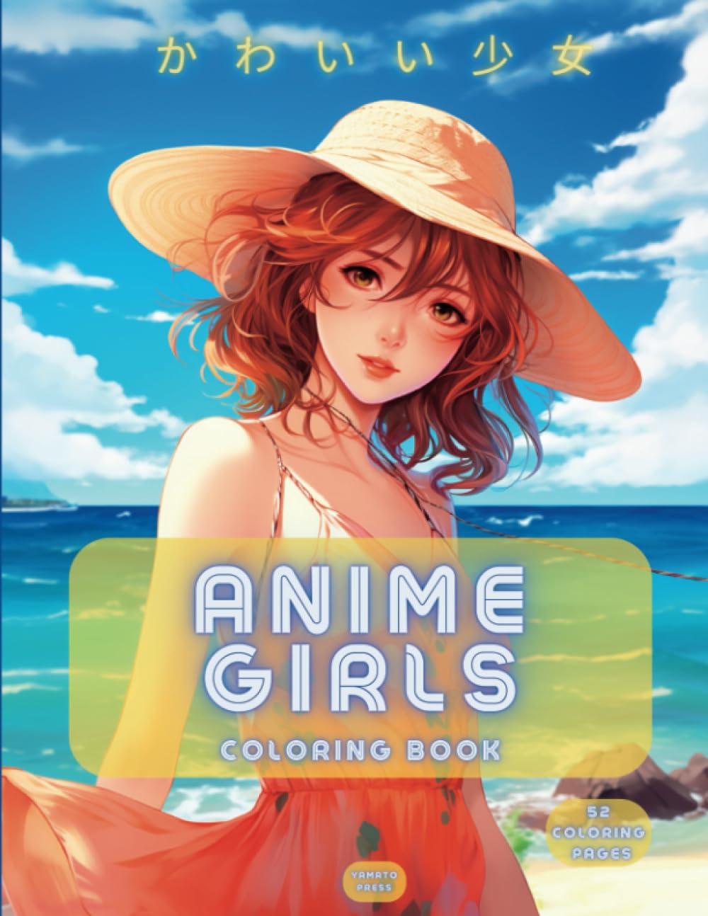Mua Anime Girls Coloring Book: Cute Japanese Female Characters to Color ...