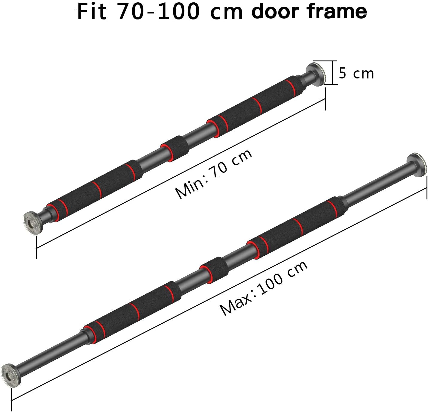 Pull Up Bar Door Frame | Chin-Up Bar for Doorway with Extended Hand ...