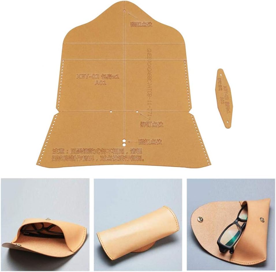 Eyeglasses Case Acrylic Template Set, DIY Acrylic Spectacle Case ...