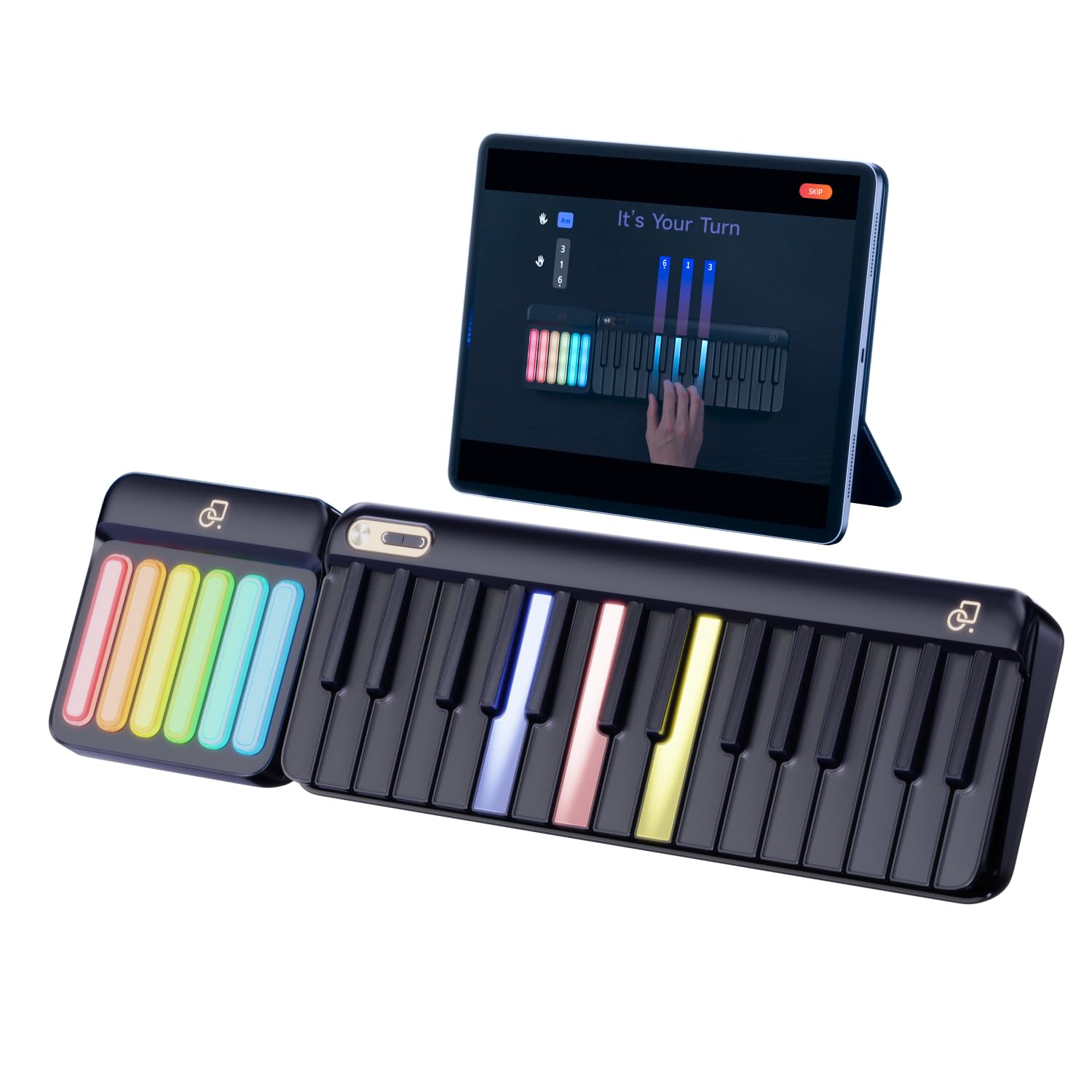 Mua PopuPiano Smart Keyboard with Rainbow Lighting, Interactive Lessons ...