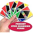 Amazon.com: Teacher's Discovery Verbo Spanish Card Game Present Tense ...