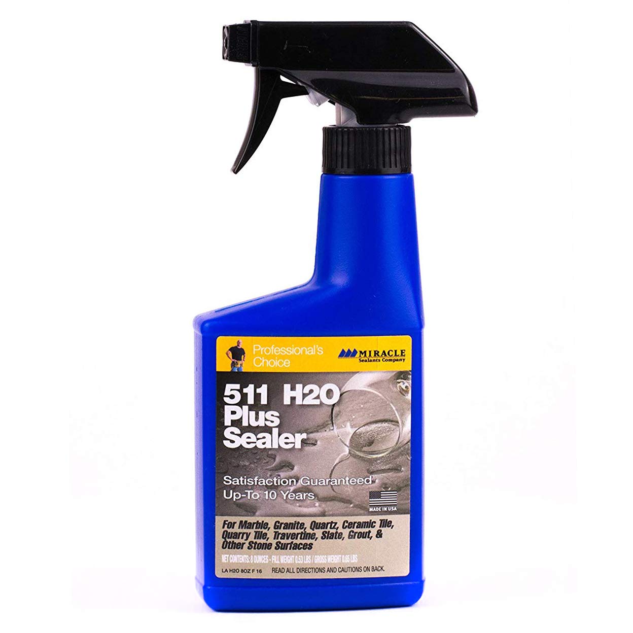 Miracle Sealants H2O PL 8OZ SG 511 H2O Plus Water Base Penetrating ...