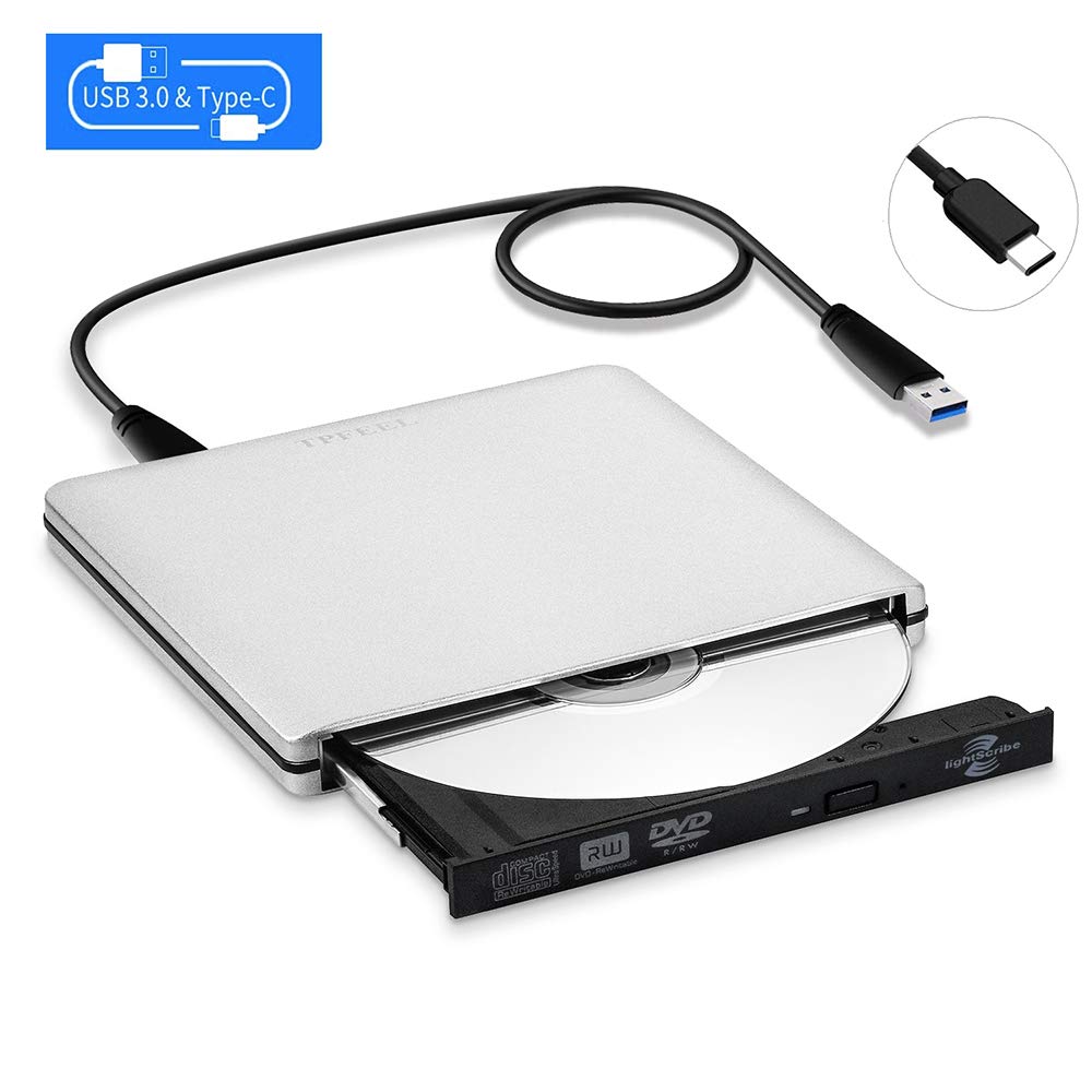 Mua TPfeel External DVD CD Drive, Aluminum USB 3.0 Lightscribe DVD ...