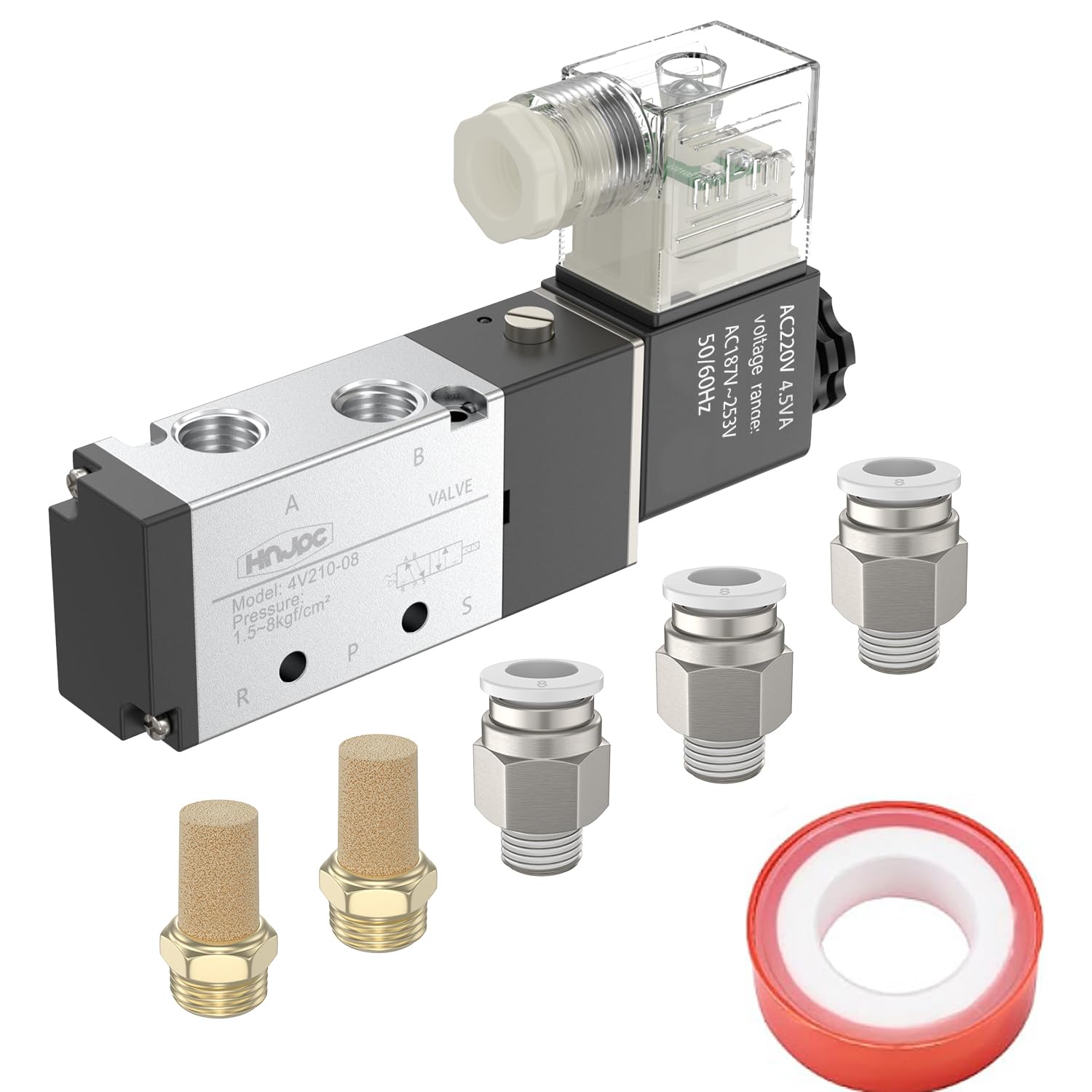 Mua HNJPC Pneumatic solenoid valve 4V210-08 2position 5way 12V/24V/110V ...