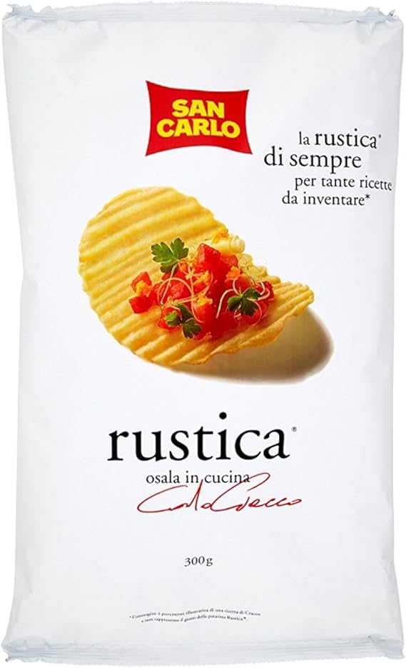 pacchetto patatine rustiche 300 gr aperitivi compleanni: Amazon.it ...