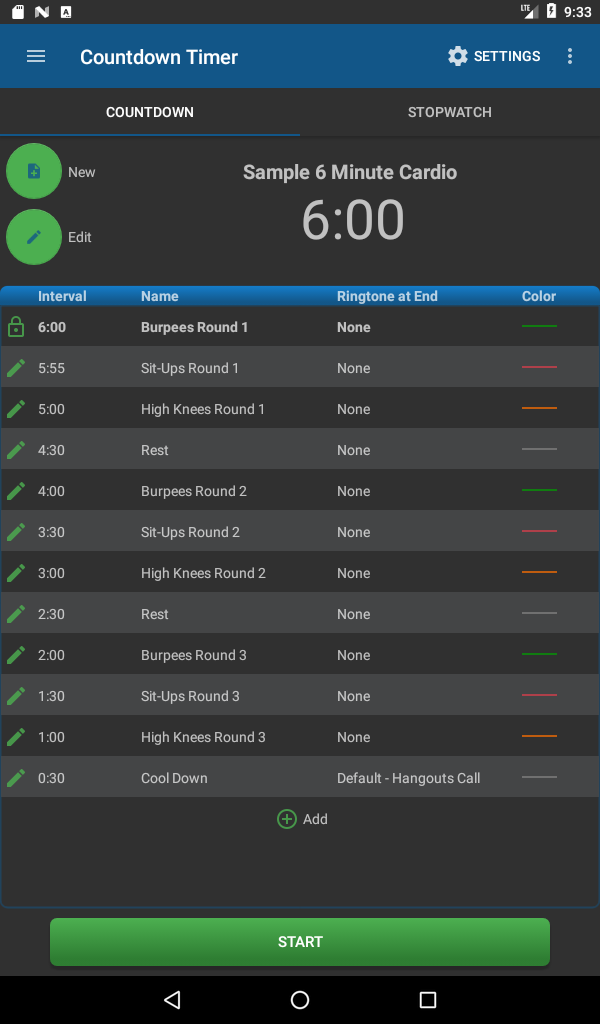 Timers Plus (Interval/Countdown & Stopwatch):Amazon.com:Appstore for Android