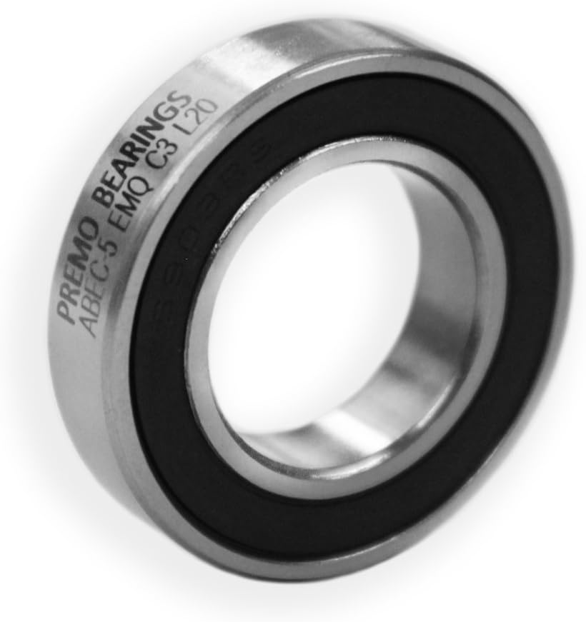 Premo (C) 61901 2RS C3 EMQ ABEC 5 Bearings 12X24X6 mm Electric Engine ...