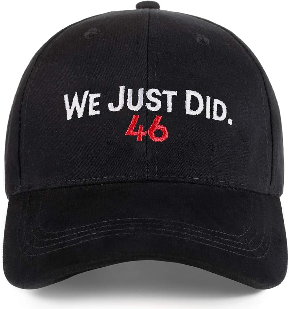Amazon.com: We Just Did 46 Baseball Hat Joe Biden 46 President Hat ...
