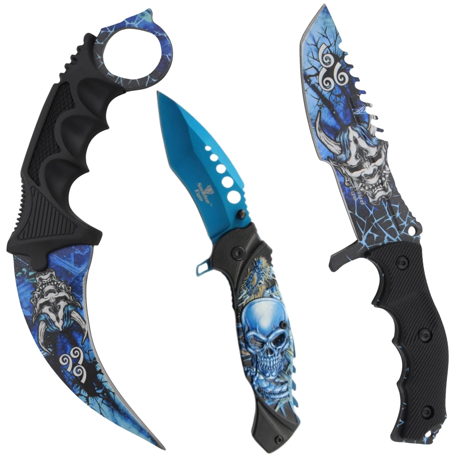 Snake Eye Tactical -Triple Set | Fixed Blade Knife | Mini-Huntsman ...