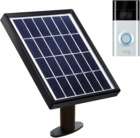 Amazon.com: sumaitong Solar Panel for Ring doorbell 1 (1st Gen),5 V/ 3. ...