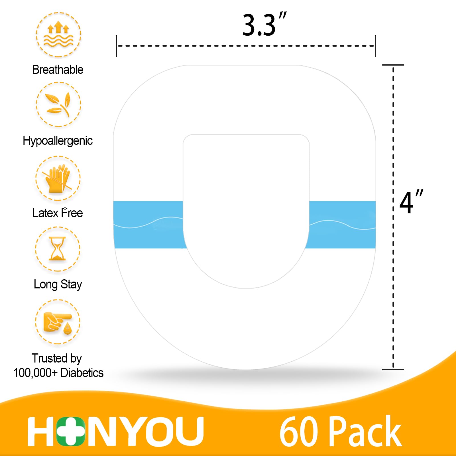 Mua Honyou 60pack Omnipod 5 Adhesive Patches Waterproof And Sweatproof Long Last For 10 Days