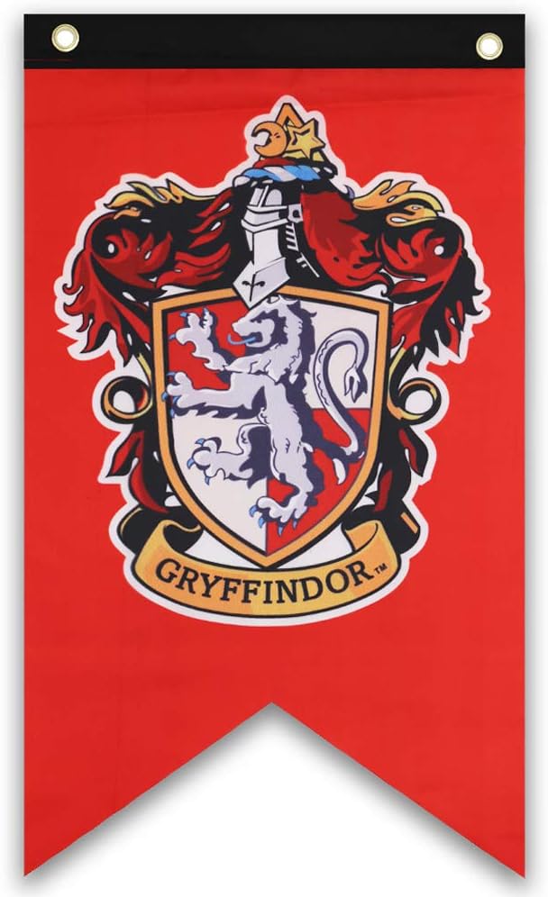 Harry Potter Gryffindor Wall Banner - Indoor Outdoor Birthday Party ...