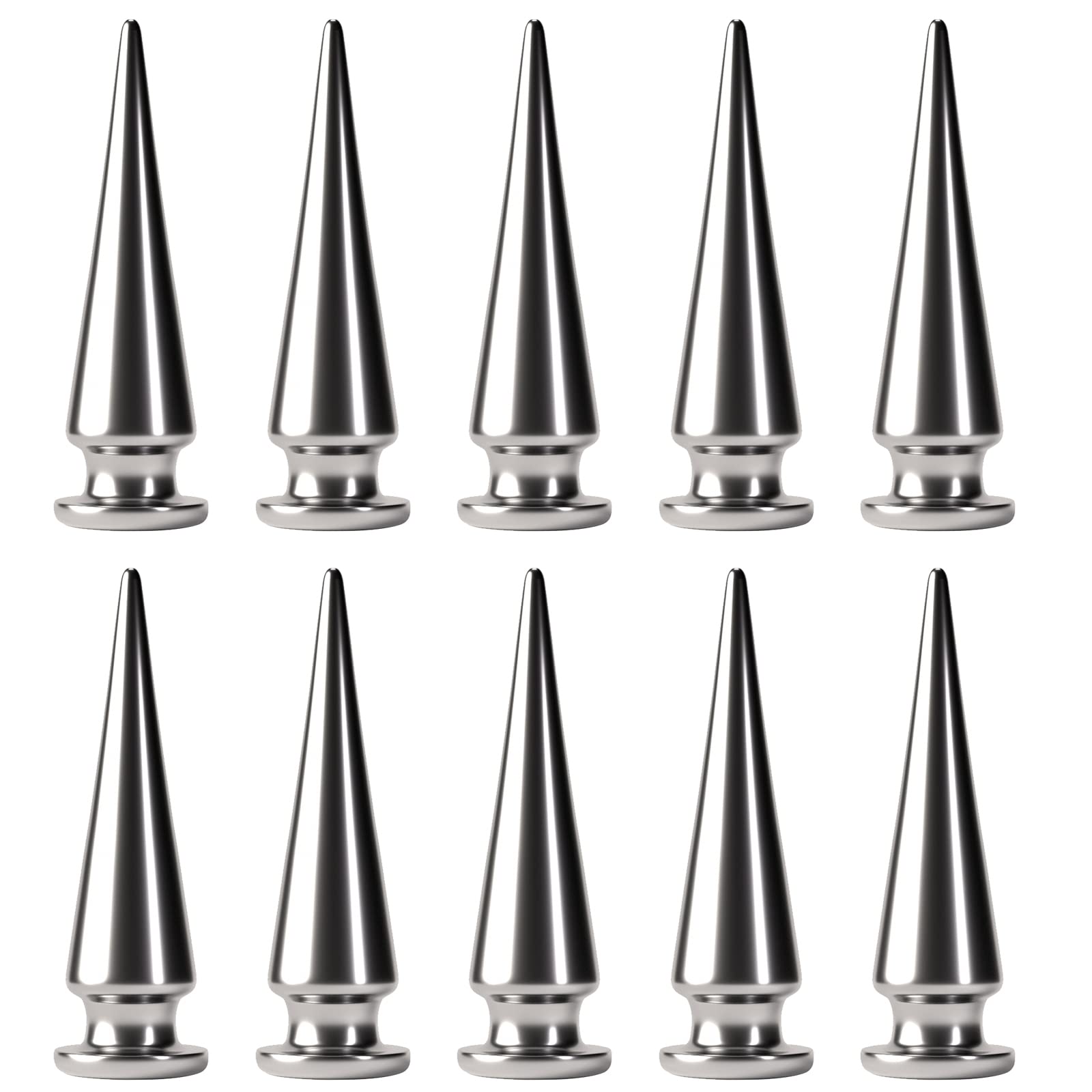 Mua 50 Sets 29MM Spikes for Clothing, CAMXTOOL Silver Cone Spikes and ...