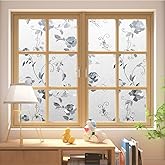 Amazon.com: Runtoo Window Privacy Film Rainbow Plant Leaves Window ...