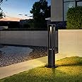 PTOUG Landscape Path Light with IP65 Waterproof 3000K LED Lighting - Aluminum Lawn Floor Lantern ...