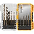 DEWALT Cobalt Alloy Steel Drill Bit Set with Pilot Point, 14-Piece ...