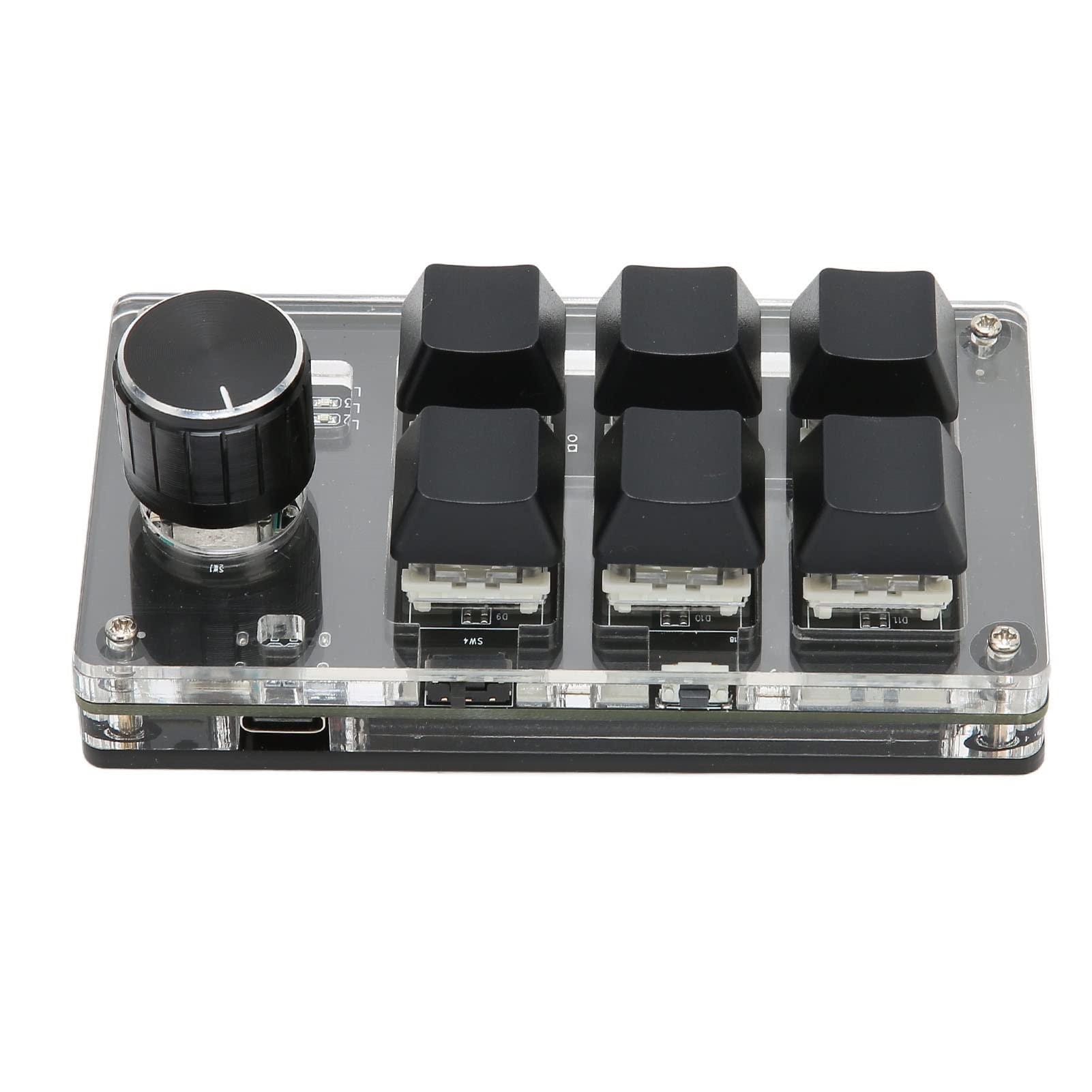 Mua Heayzoki 6 Keys Programmable Keypad, Mini Macro Pad Mechanical Gaming OSU Keypad 1 Knob USB ...