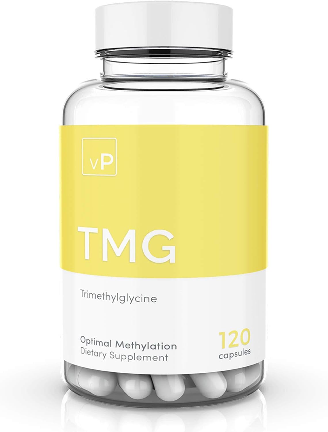 Trimethylglycine TMG (500mg) x 120 Capsules | Vitality Pro | High ...