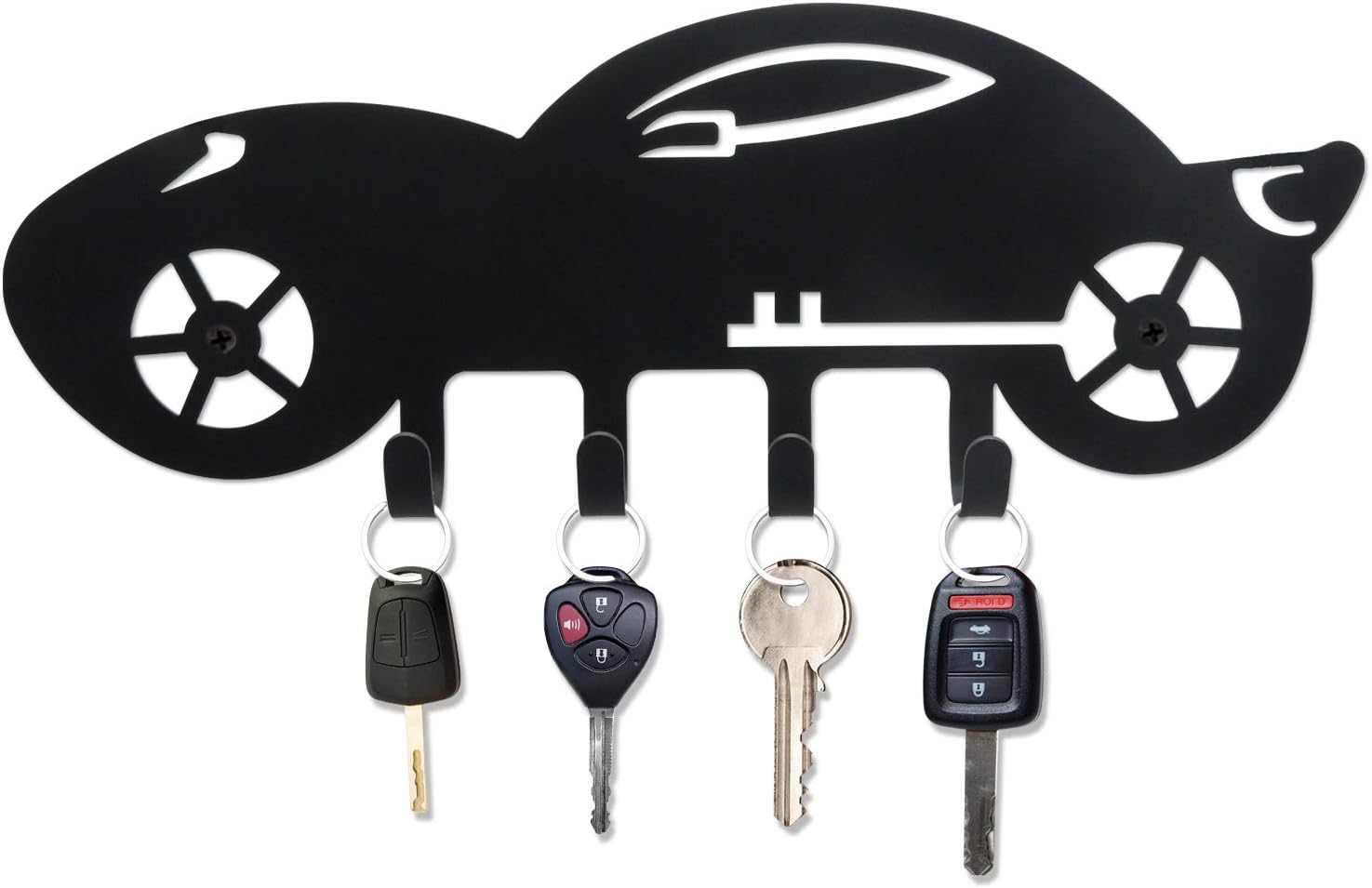 Amazon.com: Pricuitie Decorative Wall Mounted Iron Key Holder, 11 inch ...