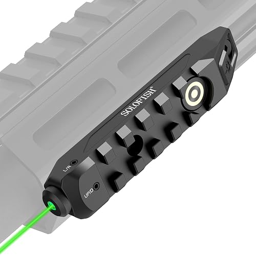 Solofish SL-1107M Green Laser Sight, Compatible with M-lok Rail, Low ...