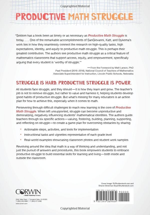 Productive Math Struggle: A 6-Point Action Plan for Fostering ...