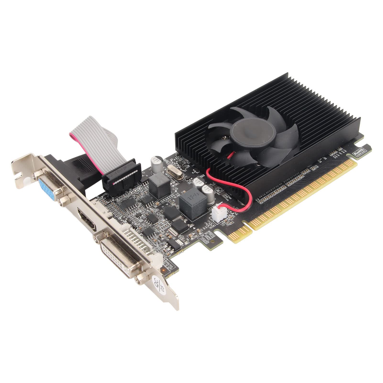 GT210 Graphics Card, 1GB DDR3 64 Bit PC Video Cards, PCI Express X16 ...