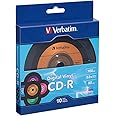 Verbatim CD-R 80min 52X with Digital Vinyl Surface - 10pk Bulk Box ...