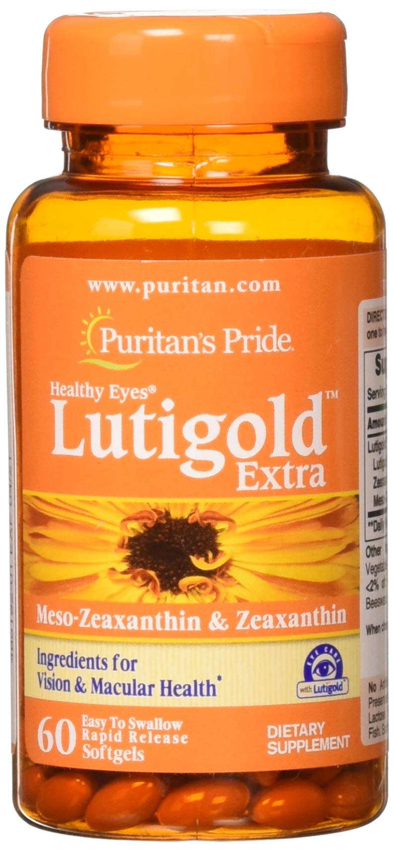 Amazon.com: Puritan's Pride Herbavision Gold with Lutein, Bilberry and ...