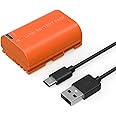 Amazon.com : SMALLRIG 2400mAh Repalcement USB-C Battery for Canon LP-E6NH, for Canon R5, R6, R7 ...