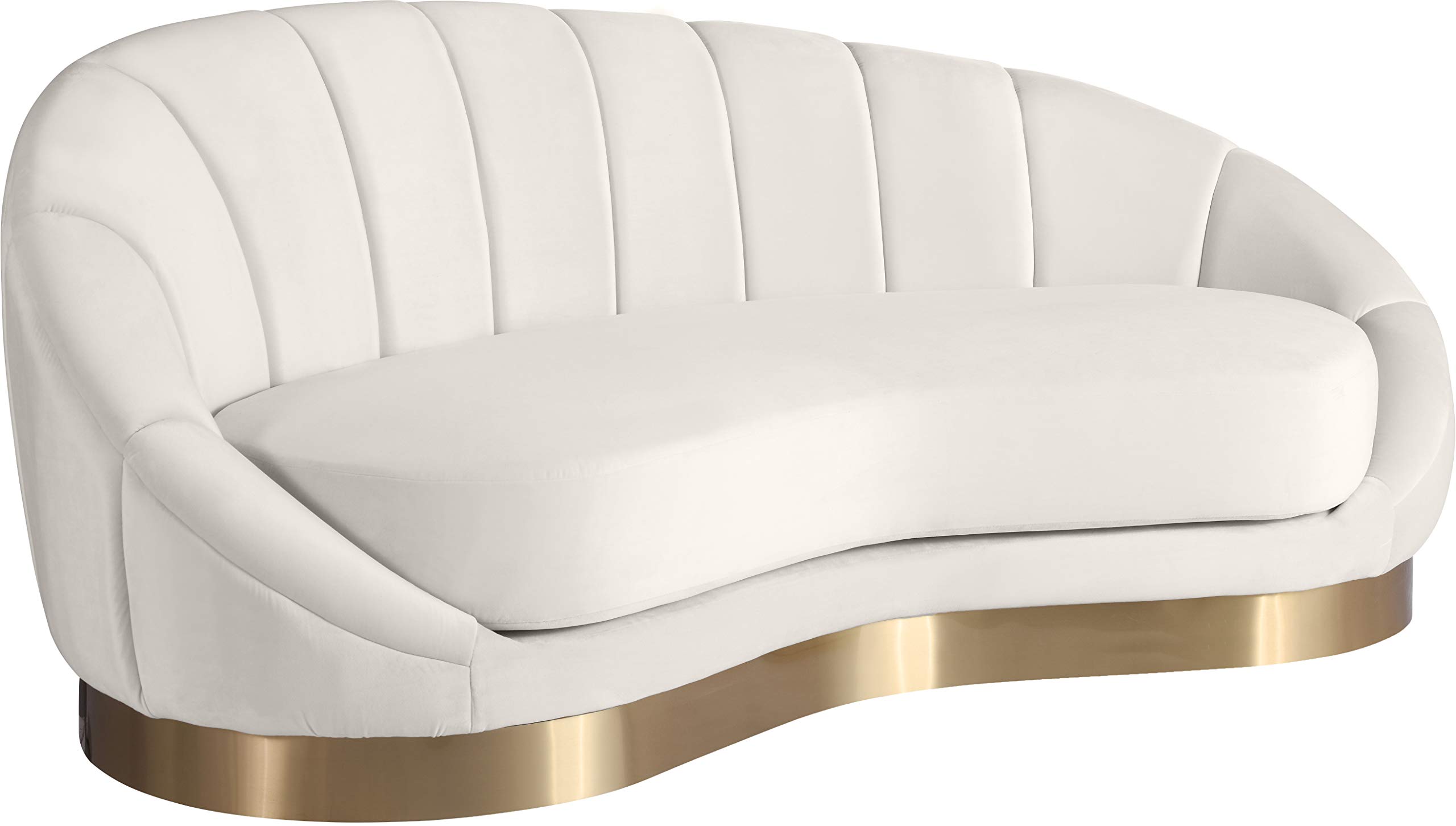 Meridian Furniture Shelly Collection Modern | Contemporary Velvet ...