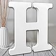 Amazon.com: AOCEAN 8 Inch White Wood Letters, Unfinished Wooden Letters ...