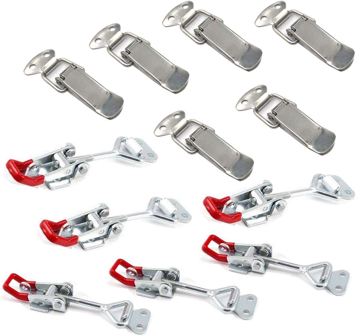 Toggle Catch Latch 12 Pack Stainless Steel Pull-Action Spring Loaded ...