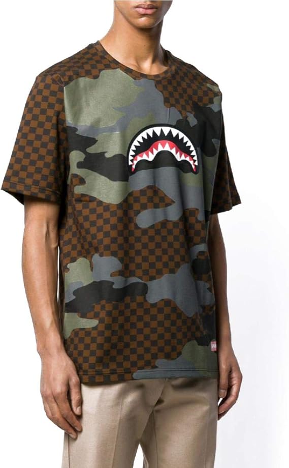 SPRAYGROUND T-Shirt Marrone 20PESP1820: Amazon.fr: Vêtements et accessoires
