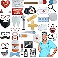 Amazon.com: 40 Pcs Dental Photo Booth Props Kit for Photoshoot, Doctor ...